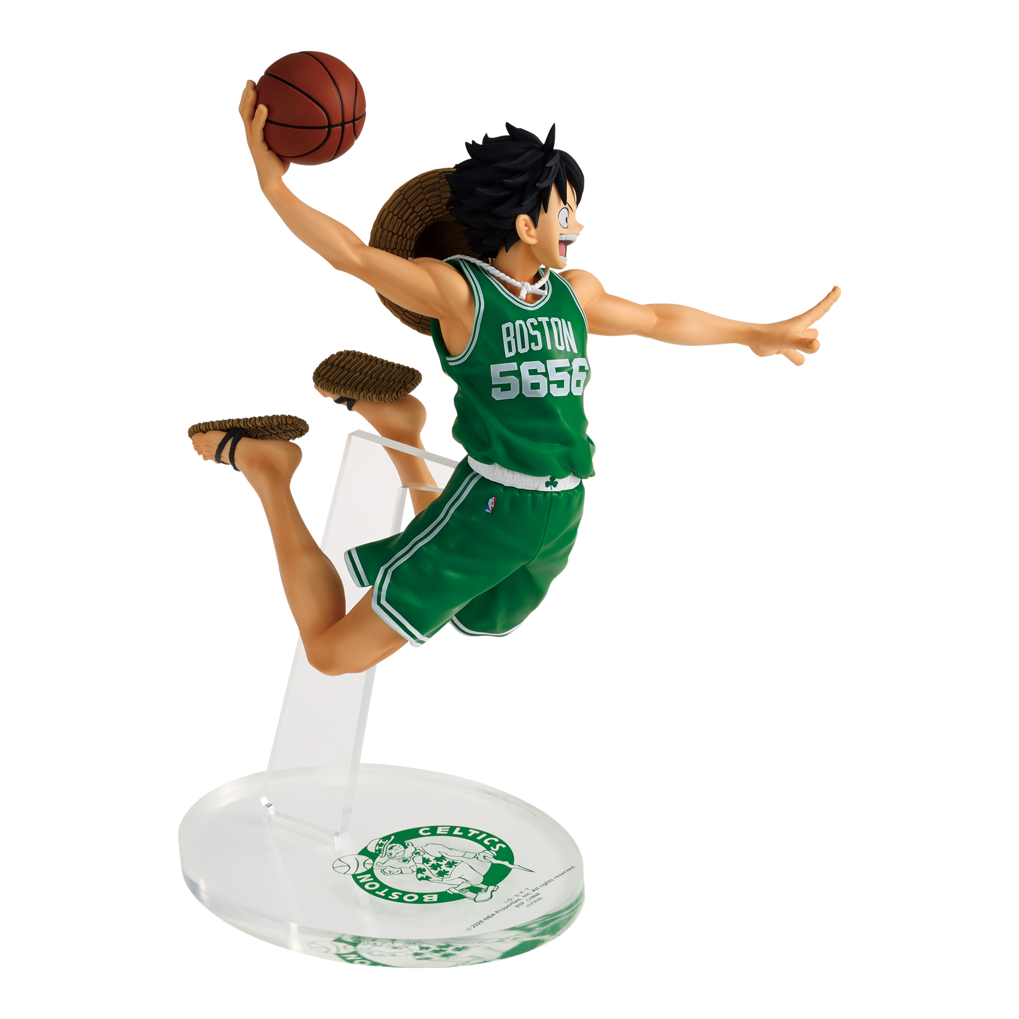 ONE PIECE ×NBA MASTER STARS PIECE THE MONKEY.D.LUFFY BOSTON CELTICS ...